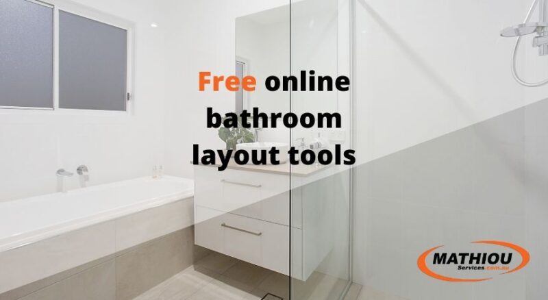 Free bathroom layout planning tools